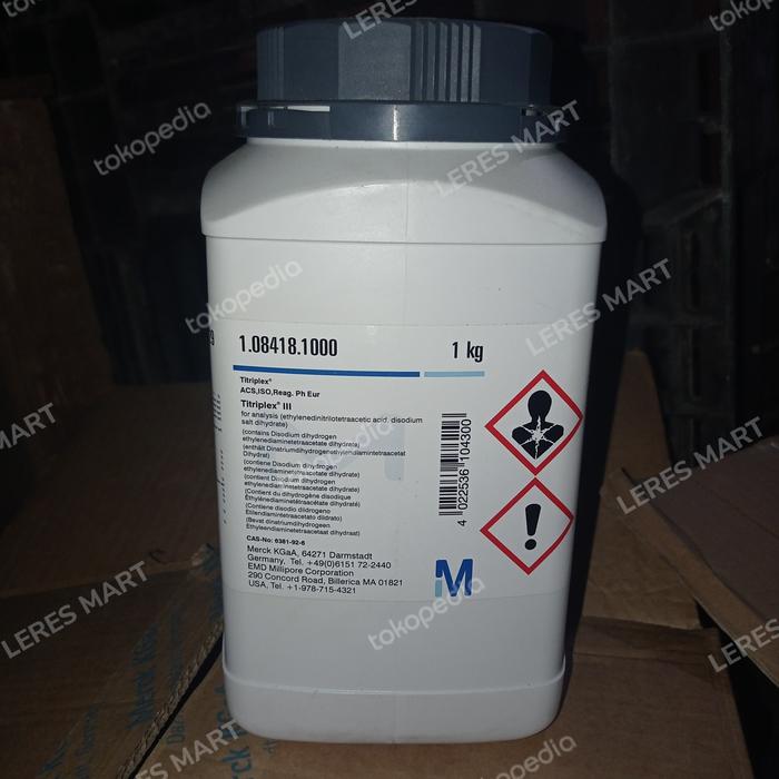 Jual titriplex iii merck / EDTA disodium salt 1kg - Kota Depok - LERES ...