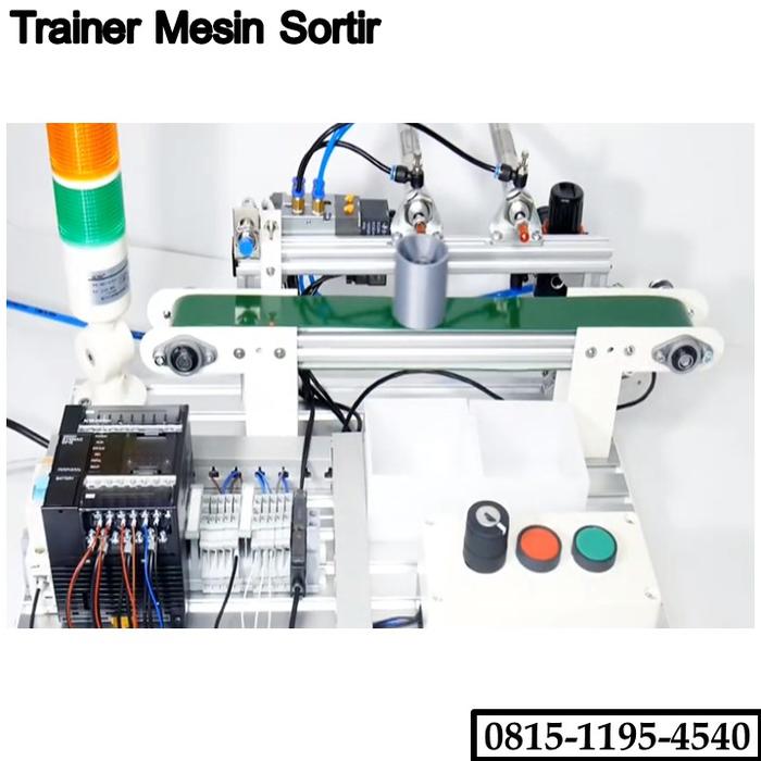 Jual Trainer PLC Pneumatic Trainer Mesin Conveyor Mesin Sortir ...