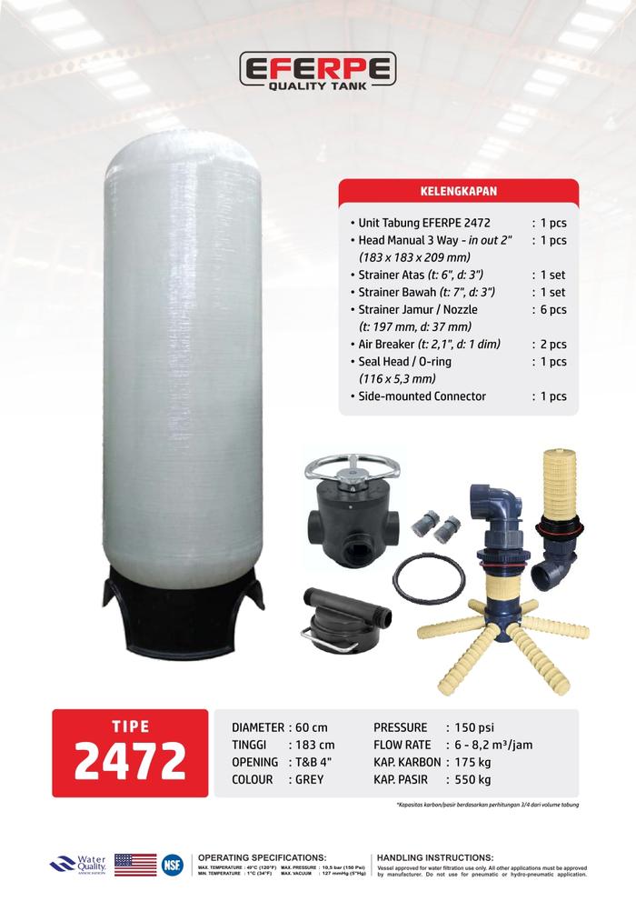 Jual TABUNG FRP 2472 | TABUNG FILTER AIR - Kota Surabaya - carbon one ...