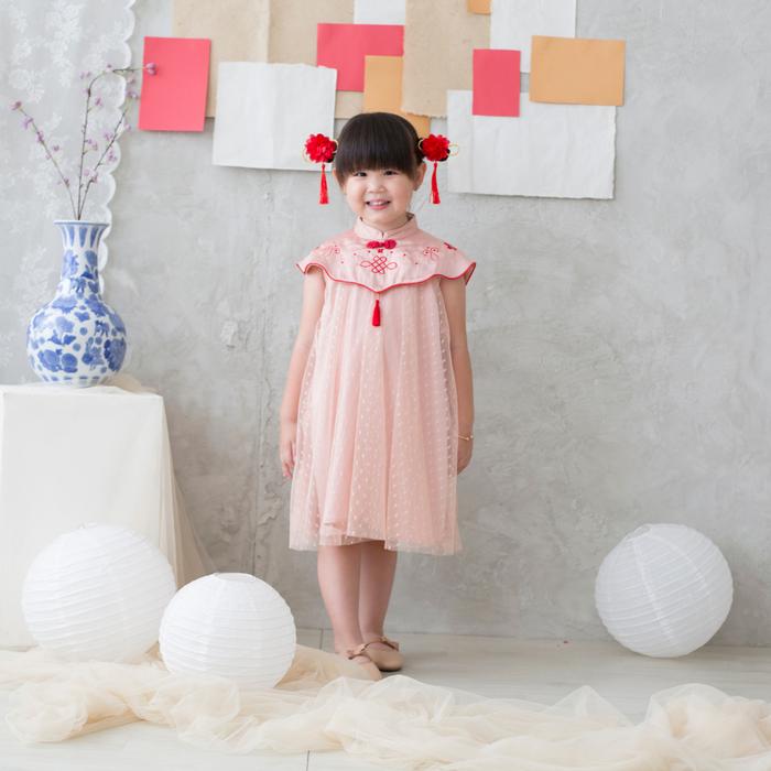Jual BLOOMING LUNAR IN PEACH / CHEONGSAM / BAJU IMLEK - GIRL S ...