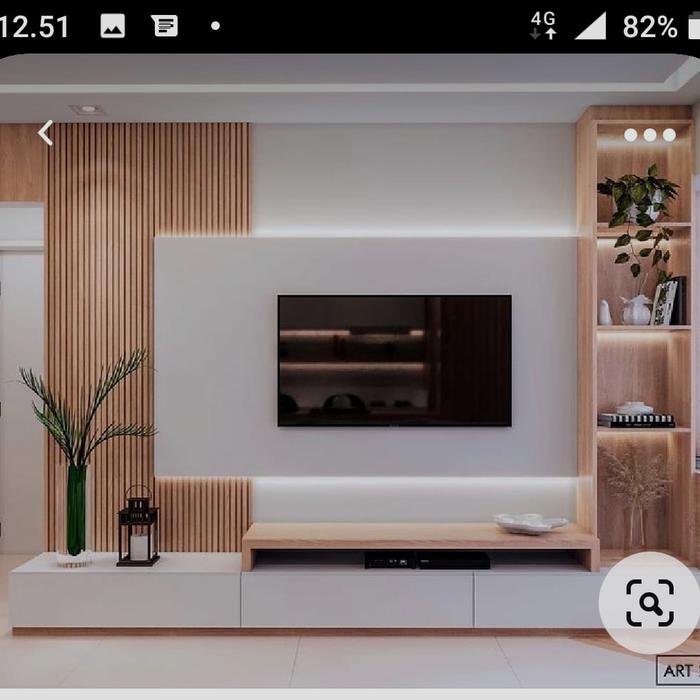 Jual backdrop TV | Backdrop TV minimalis | Backdrop TV Custom | Lemari ...