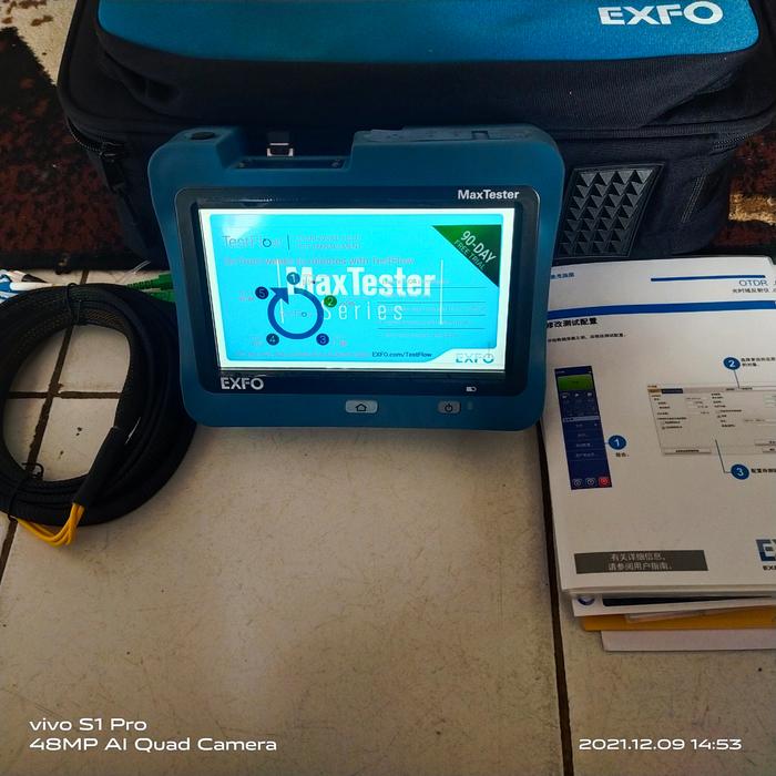 Jual otdr exfo 2lamda 1310 1550 37db barang baru tpe 705B - Jakarta Barat - central fiber optik ...