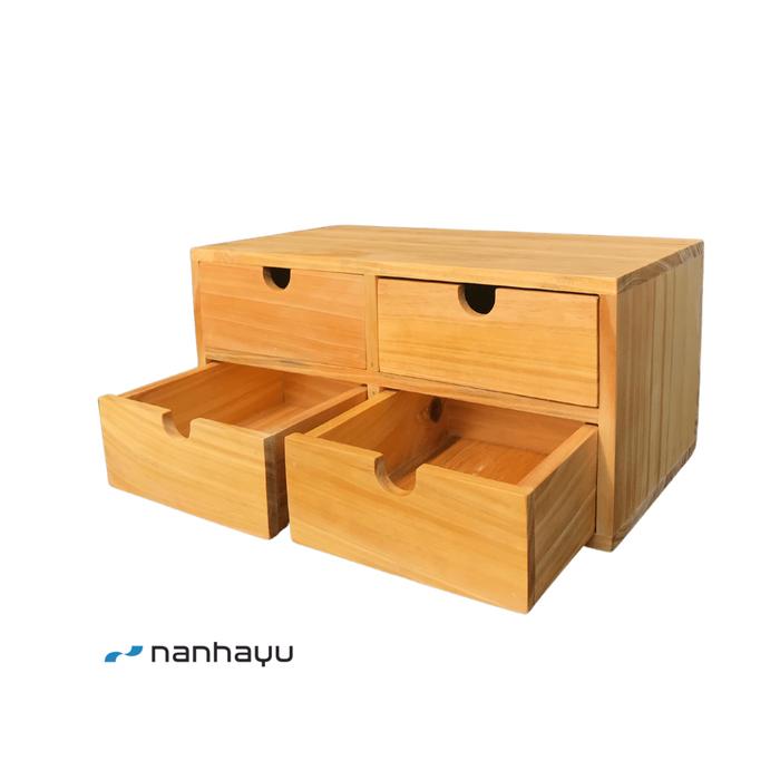 Promo Laci kayu kecil organiser 4 storage - nanhayu - MITU - Kab ...