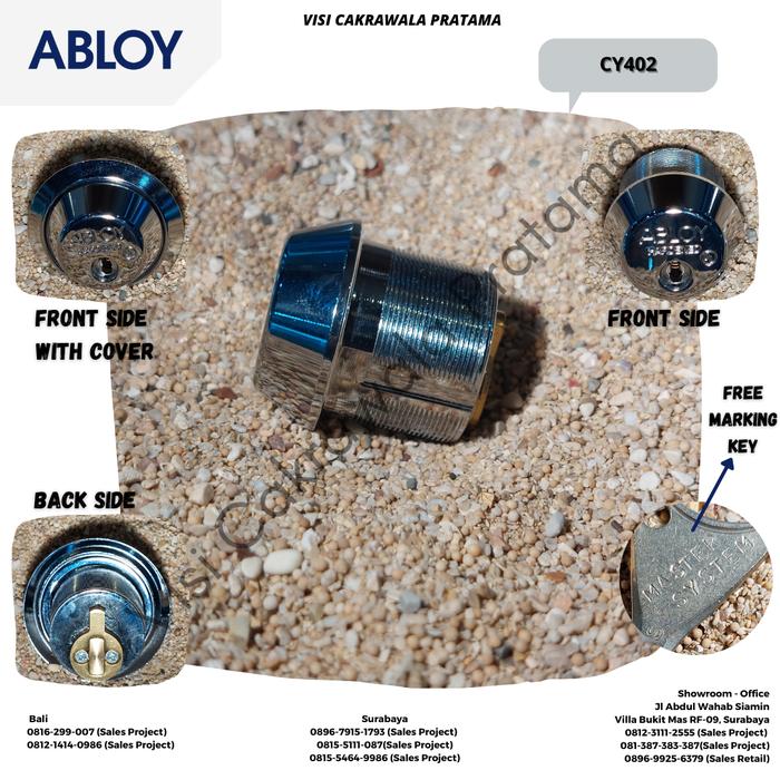 Jual Cylinder(Kunci Pintu) ABLOY CY402T with Profile PROTEC2 Key - Kota Surabaya - Visi ...