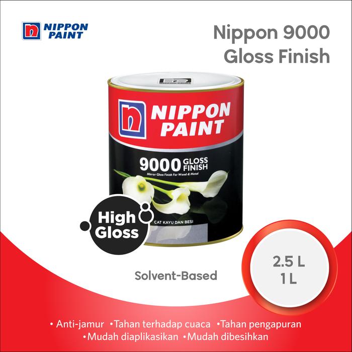 Jual NIPPON 9000 GLOSS FINISH (TINTING)-2,5L-CAT KAYU & BESI PREMIUM NIPPON - Tint Base - Kab ...