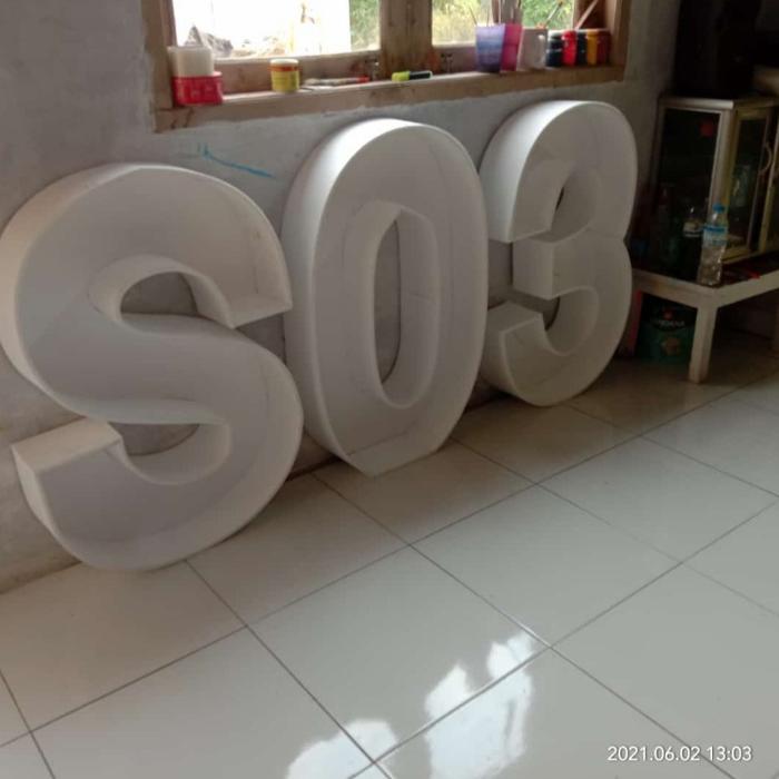 Jual angka mozaik styrofoam - Kab. Tangerang - Dekorasi balon ultah ...