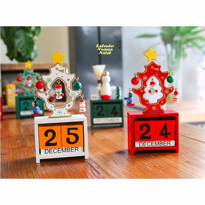 Jual Natal Pajangan Natal Unik Nuansa Natal / Dekorasi Natal Wooden ...