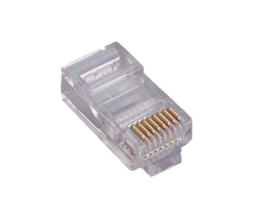 Jual Konektor plug rj45 eyota cat 6 utp 50pcs gigabit - Connector lan ...
