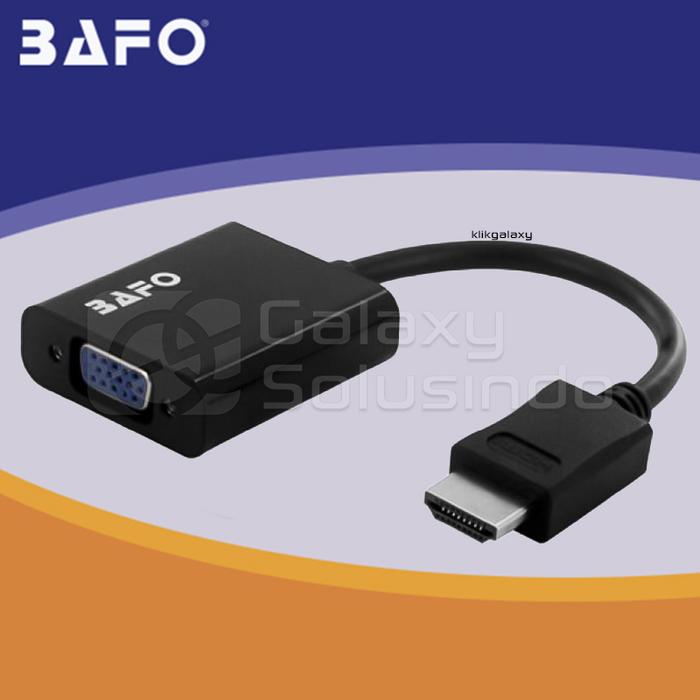 Jual BAFO BF-3369 HDMI to VGA + Audio Cable Adapter - Kota Malang ...
