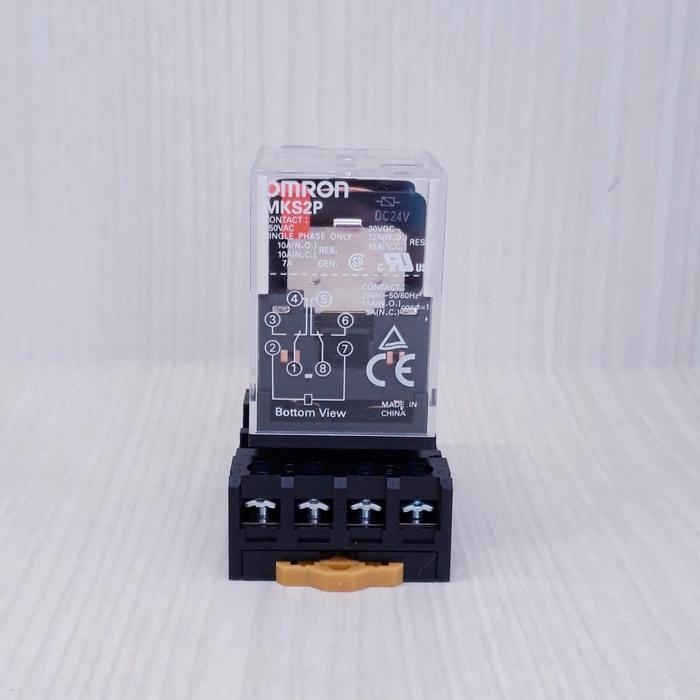 Jual Relay MKS2P 24Vdc Omron | Relay 8 Pin Omron (Tidak Termasuk Socket) - Kota Semarang ...