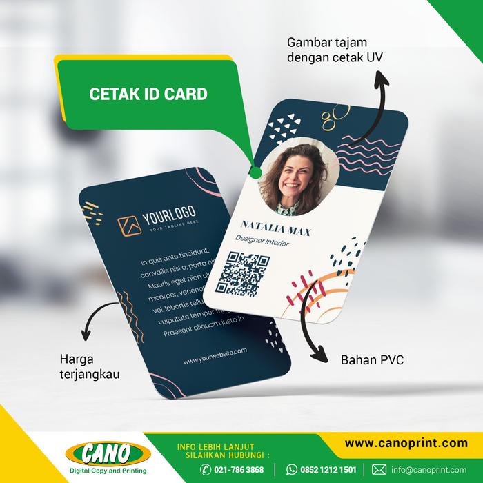 Jual Cetak Id Card - Kartu Identitas PVC - Name Card/Kartu Nama - Kota ...