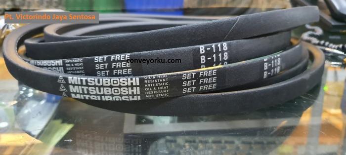 Jual Vanbelt/fanbelt V belt mesin seal MITSUBOSHI B118 , B 118 atau B ...