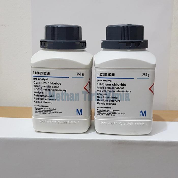 Jual Calcium chloride granular merck / kalsium klorid granul 1.02083 ...