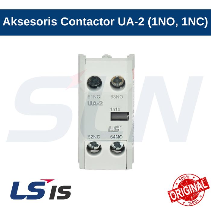 Jual AUXILIARY CONTACT/KONTAK BANTU KONTAKTOR UA-2 (1NO,1C) LS IS ...