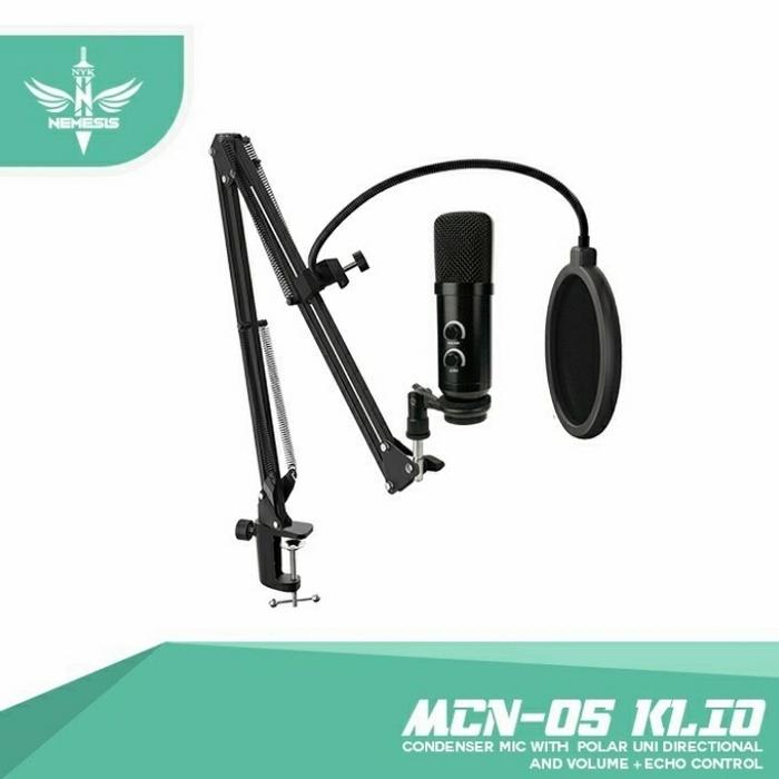 Jual MIC NEMESIS NYK GAMING CONDENSER USB 05 KLIO - Jakarta Pusat ...