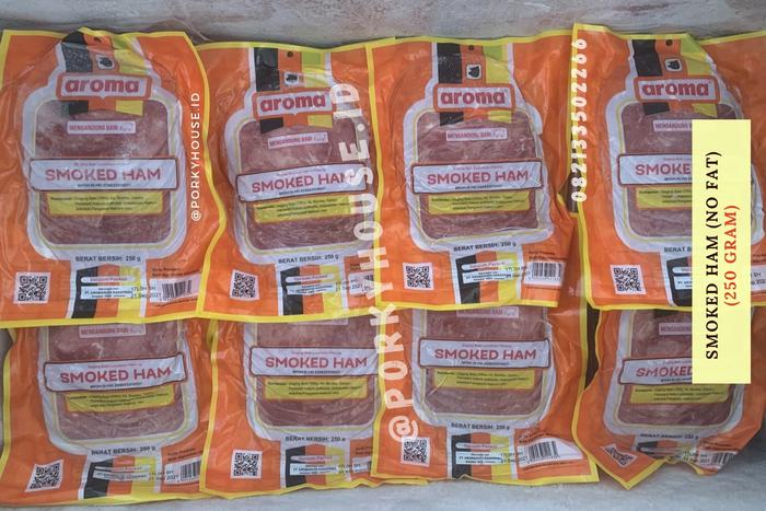 Jual SMOKED HAM AROMA 250 GRAM - DAGING BABI LUNCHEON MATANG - Kota ...