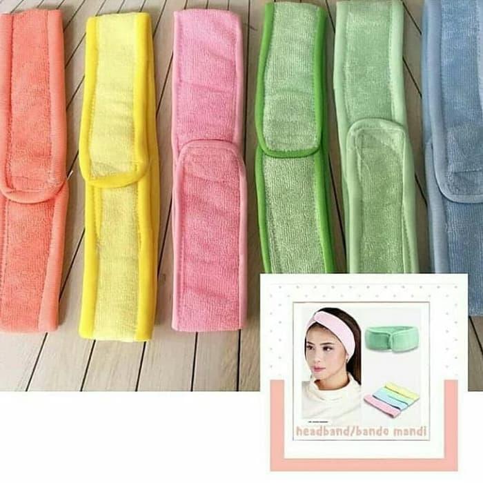 Jual BANDO MANDI KERAMAS / CUCI MUKA / HAIR BANDANA FACIAL SHOWER ...