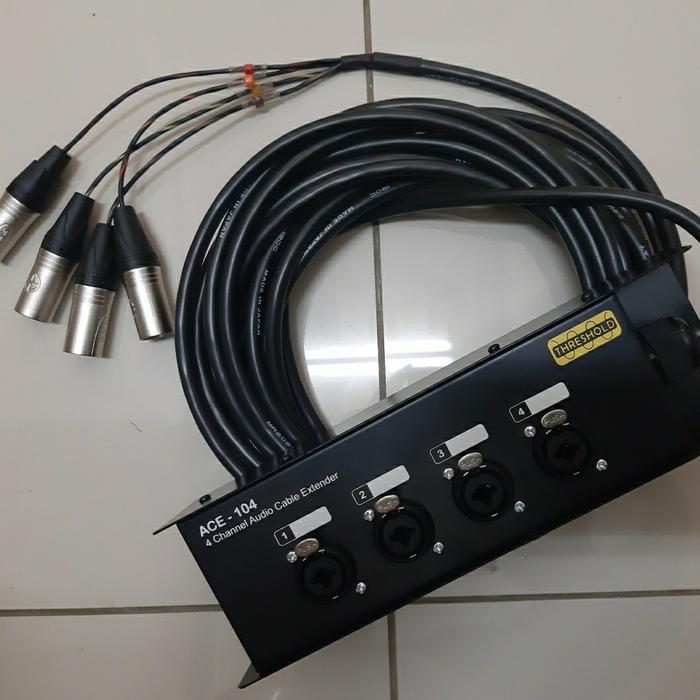 Jual Snake Cable 4 channel CANARE original Japan 10 Meter Chasis Combo ...