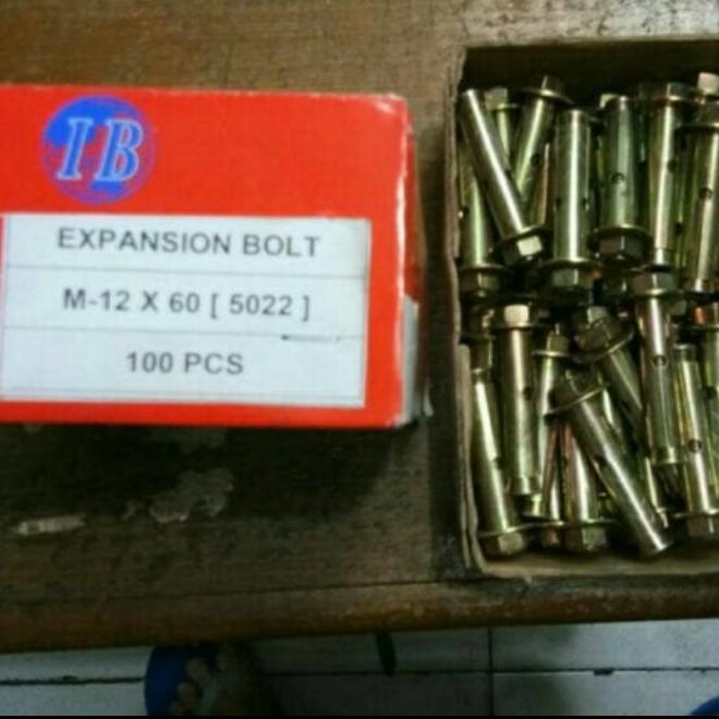 Jual Dynabolt / Expansion Bolt Ukuran 12 x 115 mm / 115mm Baut M12 x ...