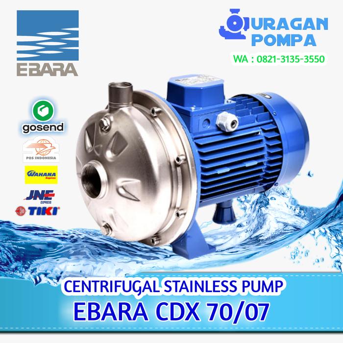 Jual Centrifugal Stainless Pump Pompa Transfer Ebara CDX 70/07 - Kab. Sidoarjo - Juragan Pompa ...