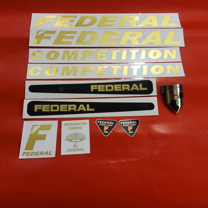 Jual stiker dan emblem sepeda federal competition gold dan silver ...