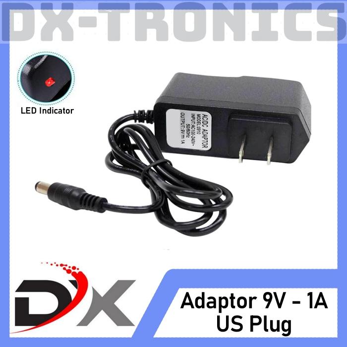 Jual Adaptor DC 9V 1A Arduino with LED Indicator - EU Plug - Jakarta ...