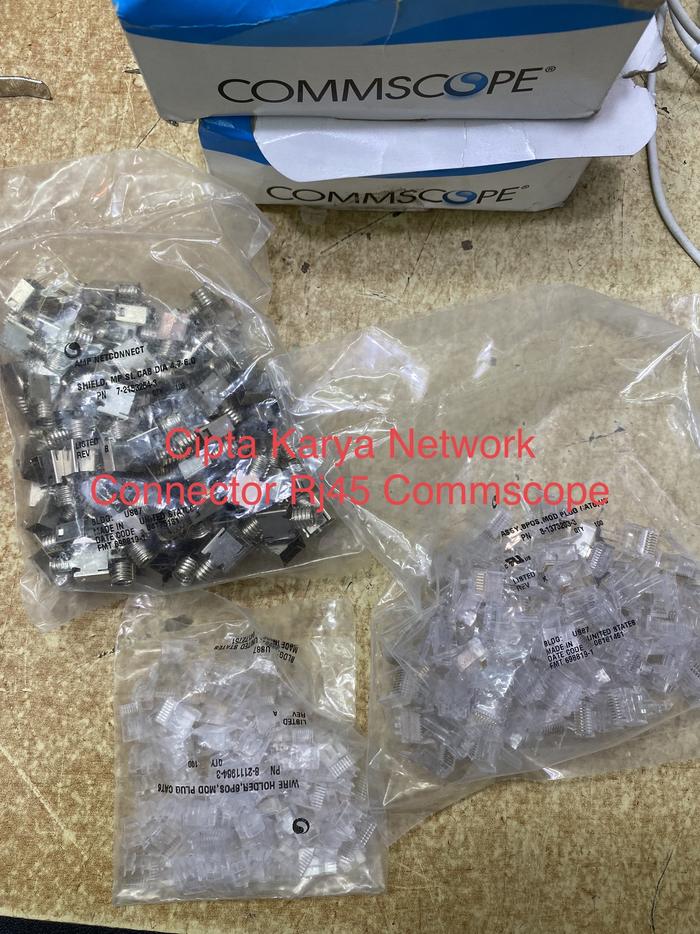 Jual Connector Rj45 Commscope AMP Cat6 / Cat 6 Original Eceran ...
