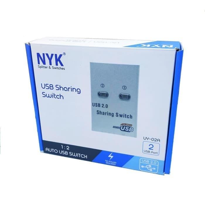 Jual Nyk Auto Switch Printer 2port/usb Sharing Switch Printer 2port Di ...