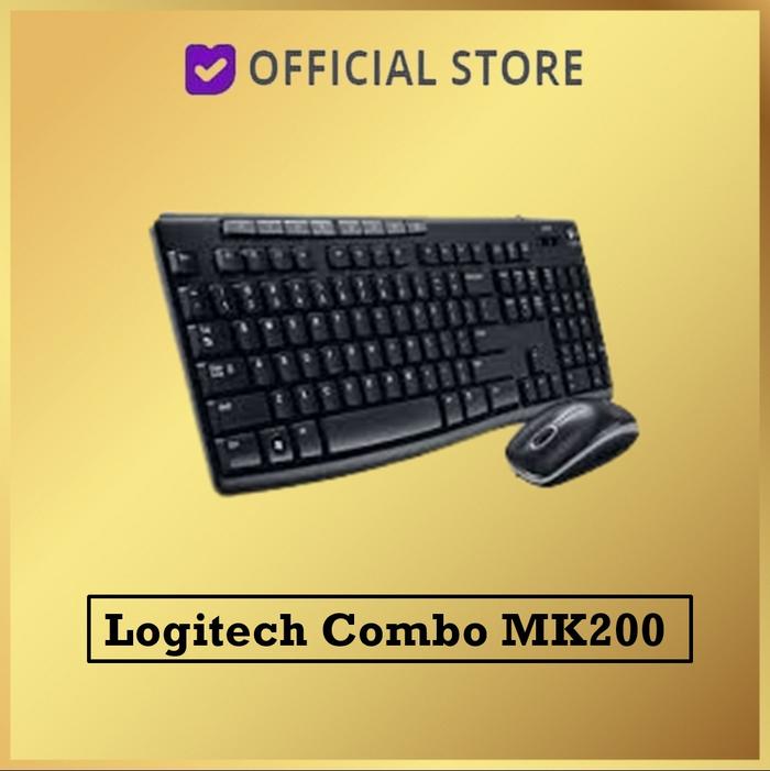 Jual Logitech Mouse Keyboard MK200 / Combo / MK 200 original - Jakarta ...