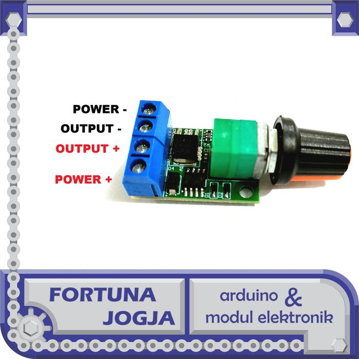 Jual Modul Adjustable PWM Speed Control 10A 5-16V DC Motor Led Dimmer ...