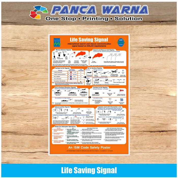 Jual Stiker Kapal Safety Sign Life Saving Signal ISM Code Perkapalan ...