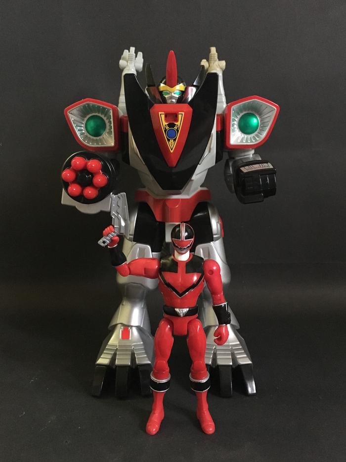 Jual Power rangers - Quantasaurus rex megazord - V-Rex Robo - Kota ...