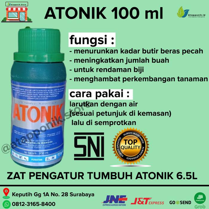 Jual atonik 100ml zat pengatur tumbuh (zpt) - Kota Surabaya - Atapponik ...