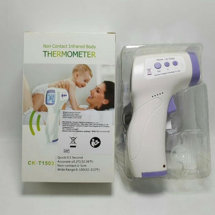 Jual INFRARED THERMOMETER CK-T1503 / THERMOGUN (NON CONTACT) TUBUH ...