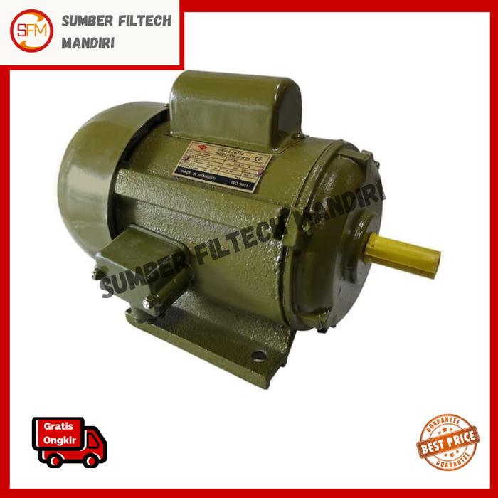 Jual Mesin Dinamo - Electro Motor SEM 1/2 HP 1 Phase 2 Pole Motor ...