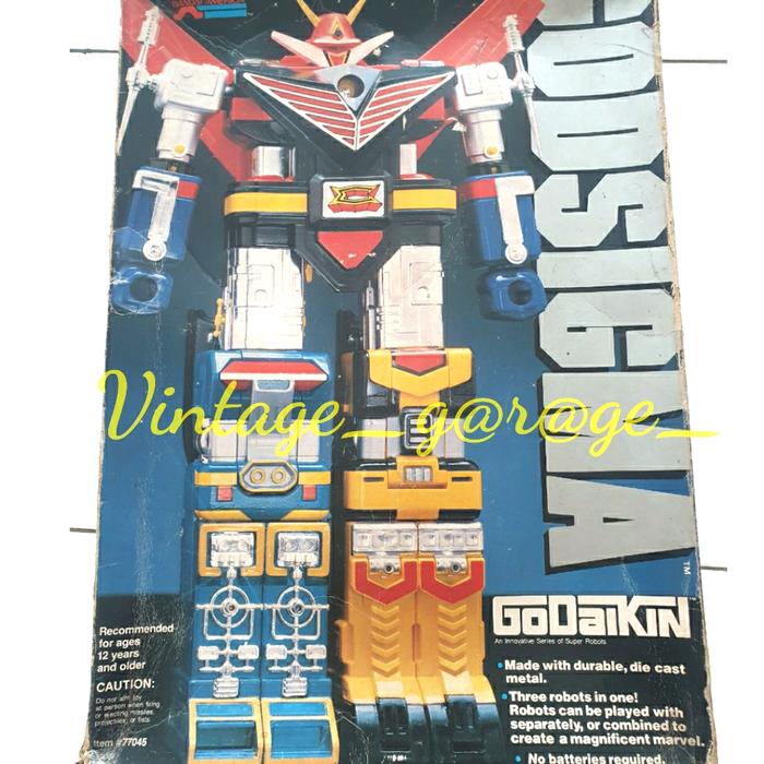 Jual robot godaikin godzigma ori bandai 1984 boxset rare box set - Kota ...