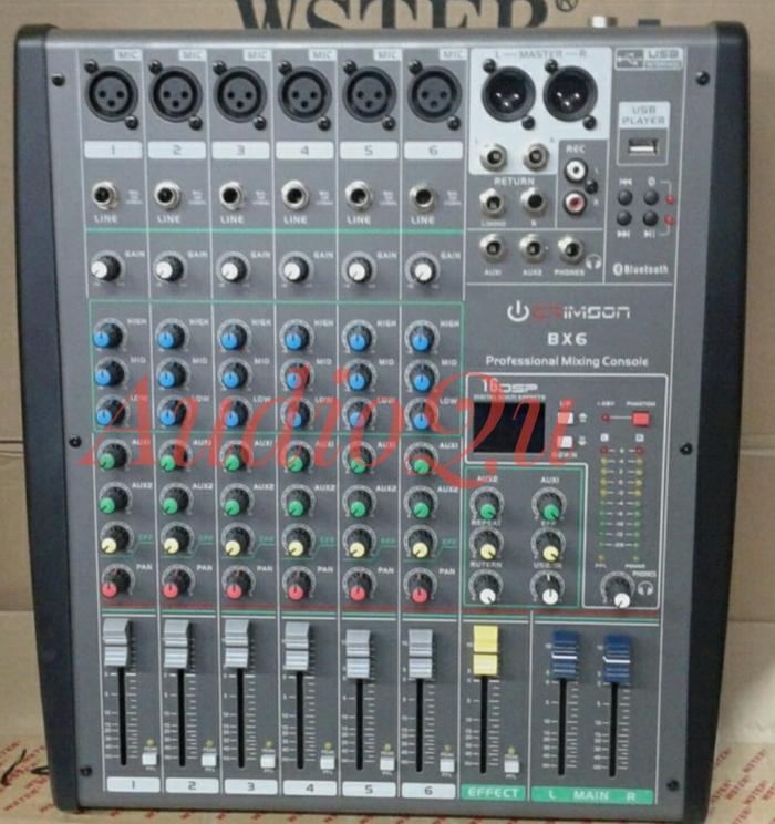 Jual Mixer Crimson BX6/ BX 6 Bluetooth USB Equalizer 6 Channel - Jakarta Utara - AudioQu | Tokopedia
