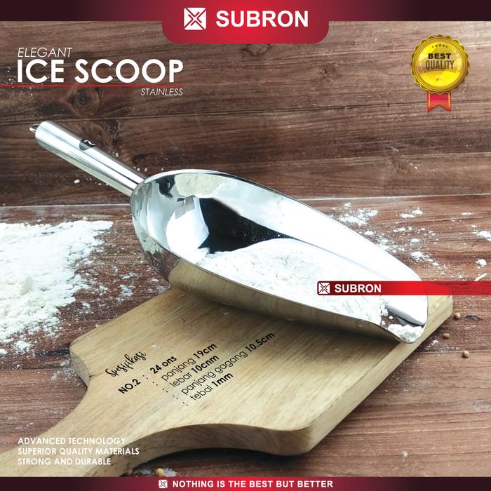 Promo SUBRON Ice Scoop Sekop Es Sekop Tepung Ice Shovel Flour No.1-2 ...
