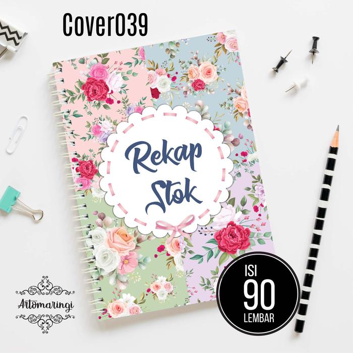 Jual Buku Rekap Stok Barang / Buku Kas BELI 2 Buku Gratis 1 Pen Gel ...