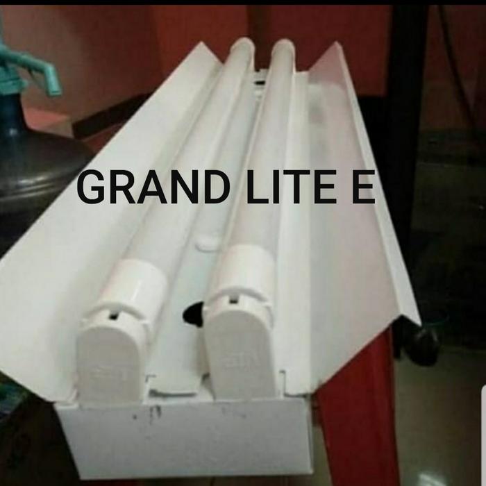 Jual KAP LAMPU TKO 2X18/2x8watt SET LAMPU TL LED PHILIPS 8W 8WATT ...