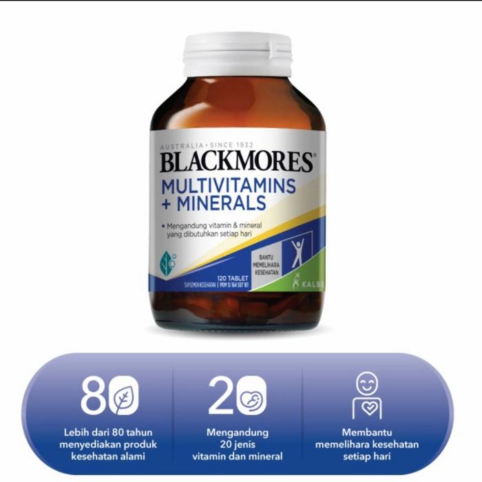 Jual Blackmores Multivitamin & Minerals isi 120 Tablet Kalbe Indonesia - Jakarta Timur - siapa ...