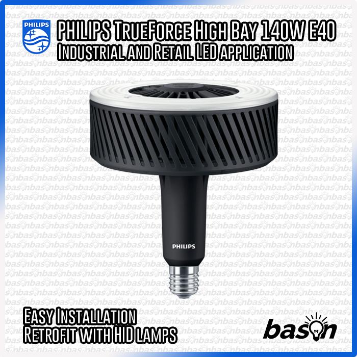 Promo PHILIPS TrueForce 140W E40 GM - LED Highbay for HID replacement ...