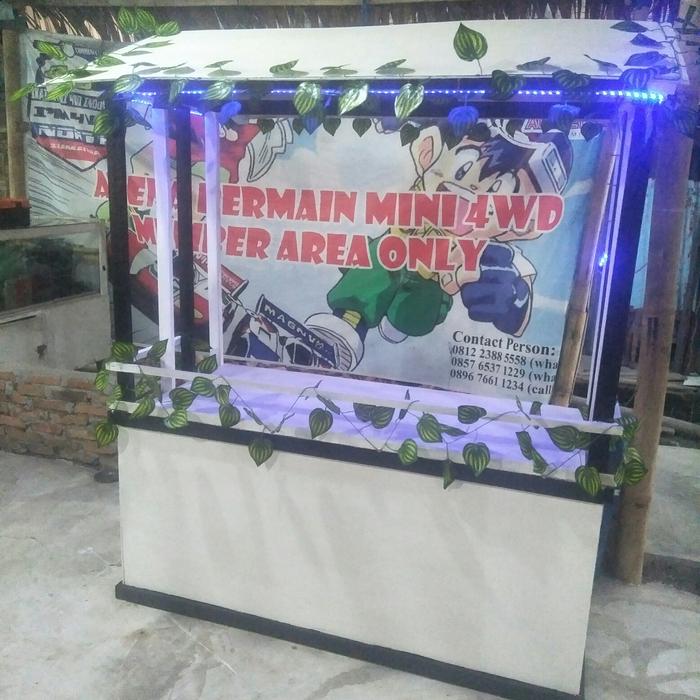 Jual booth gerobak steling kayu unik simple minimalis buat jualan apa ...