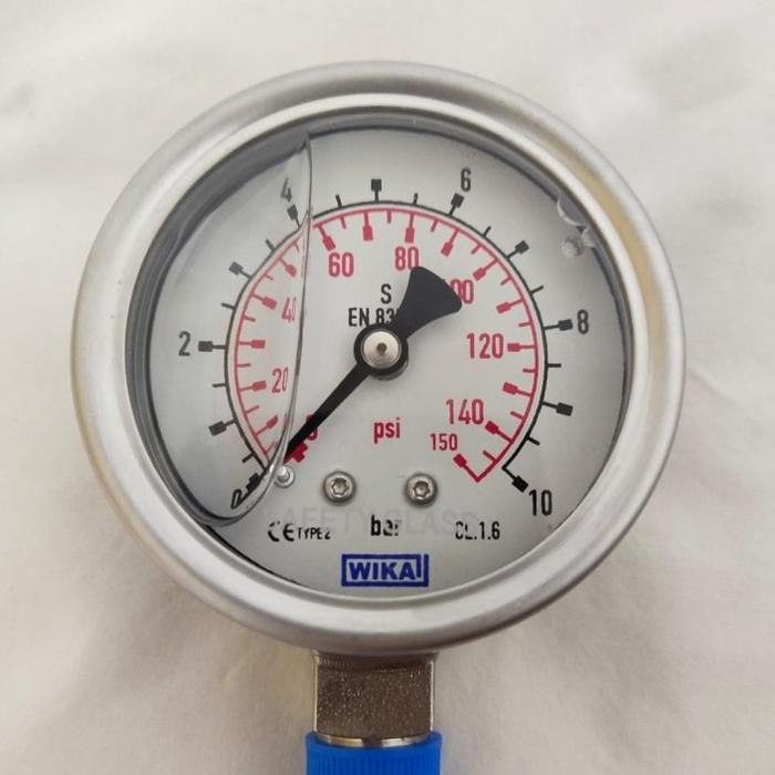 Jual WIKA Pressure D 2,5" 0-10 bar/psi drat 1/4" Npt full ss Raket - Jakarta Utara - MTM Maju ...