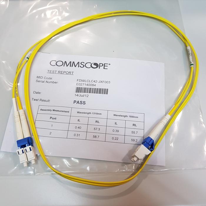 Jual patchcord LC LC 1 meter + Commscope + singlemode - Jakarta Pusat ...