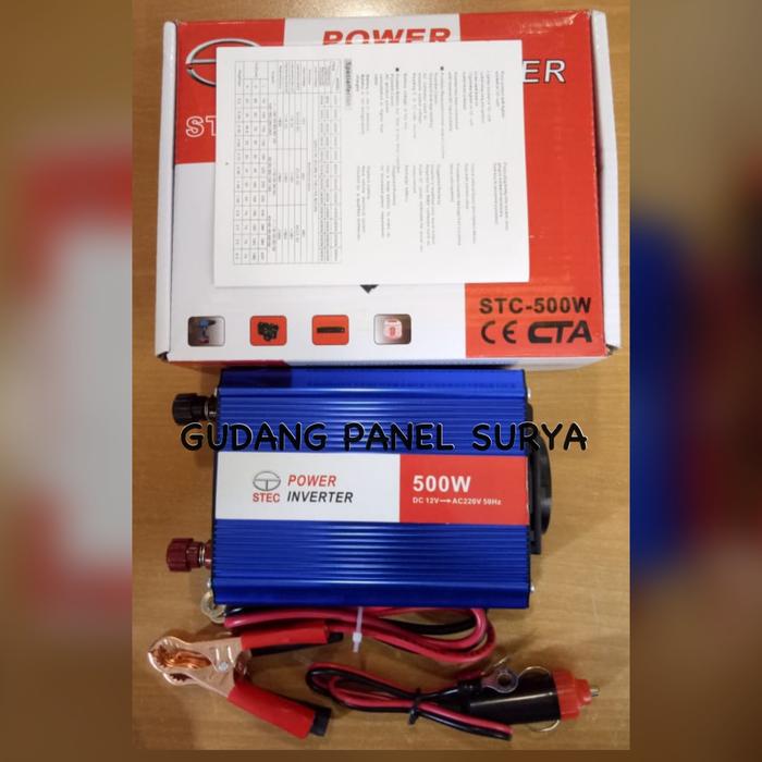 Jual Power Inverter STEC STC DC to AC 500Watt 12V 500W Modif 500 W ...