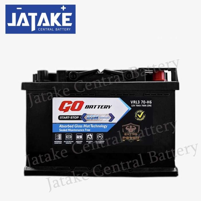 Jual AKI KERING GO BATTERY AGM SERIES MOBIL VRL3 70-H6 / LN3 - Kota Tangerang - Jatake Central ...