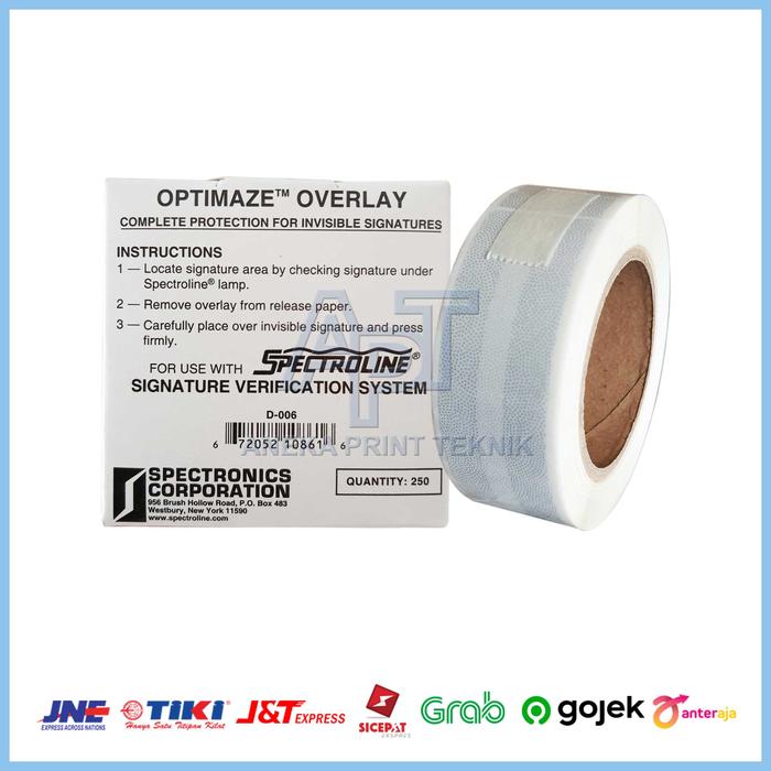 Jual Spectroline Overlay - Jakarta Timur - ANEKA PRINT TEKNIK | Tokopedia