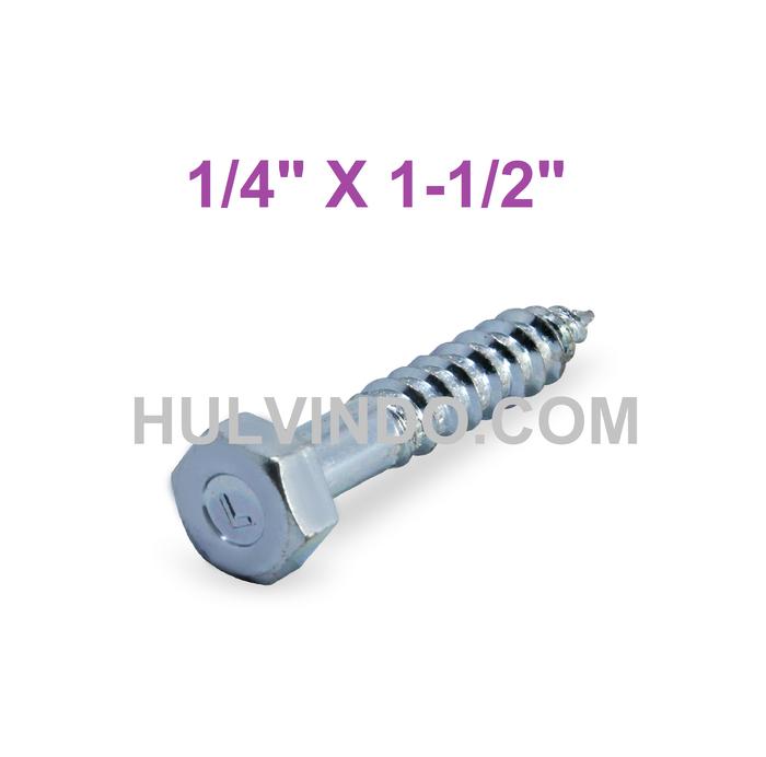 Jual DESKRUP / LAG SCREW GALVANIS 1/4 X 1-1/2 - Kota Tangerang - Toko ...
