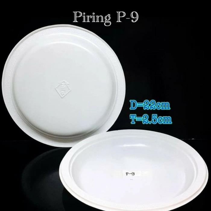 Jual Piring Plastik Besar P9 / Piring Pesta ~ Isi 50pcs - Kota ...